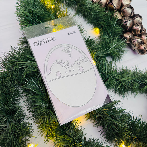 Oval Nativity Scene – Erin Lee Creative