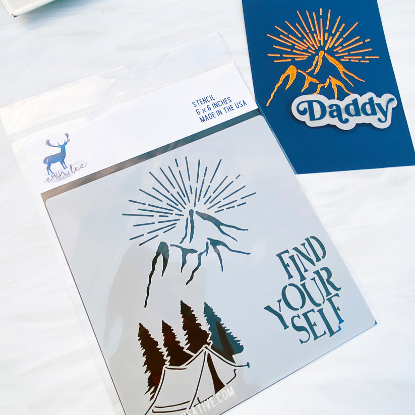Find Yourself Stencil – Erin Lee Creative